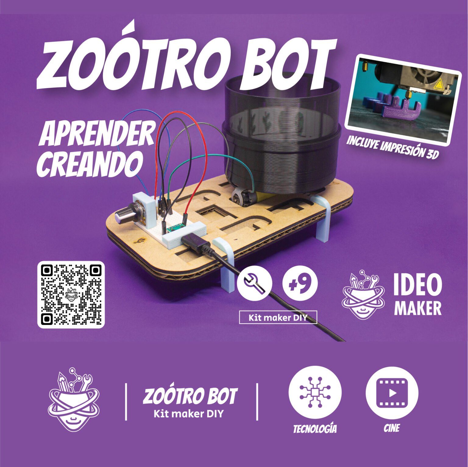 Robótica educativa ‣ Kit Zoóto Bot ‣ Ideomaker